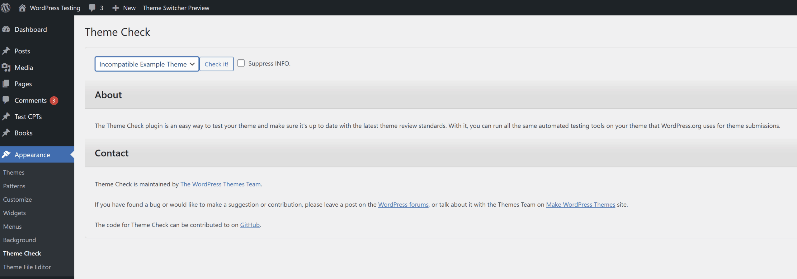 Theme Compatibility - ThemeSwitcher Pro